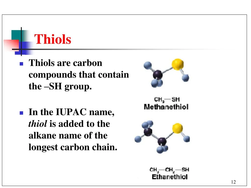 The Power of Thiol Groups in Natural Shopping Products