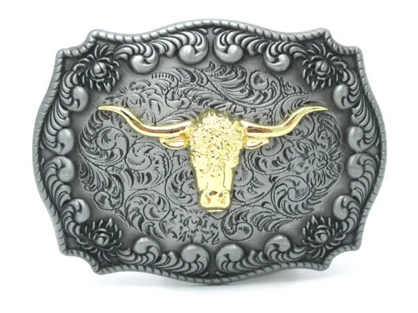 Unleash Your Cowboy Spirit with a Bull Head Belt Buckle