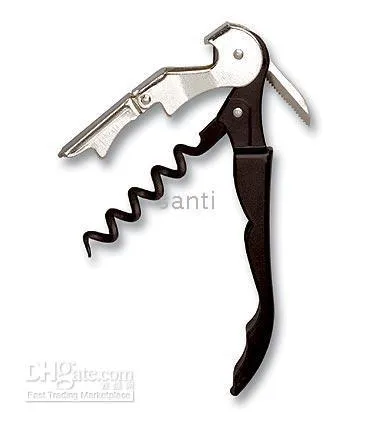 Double Hinged Waiter's Friend Corkscrew With Foil Cutter Premium ...